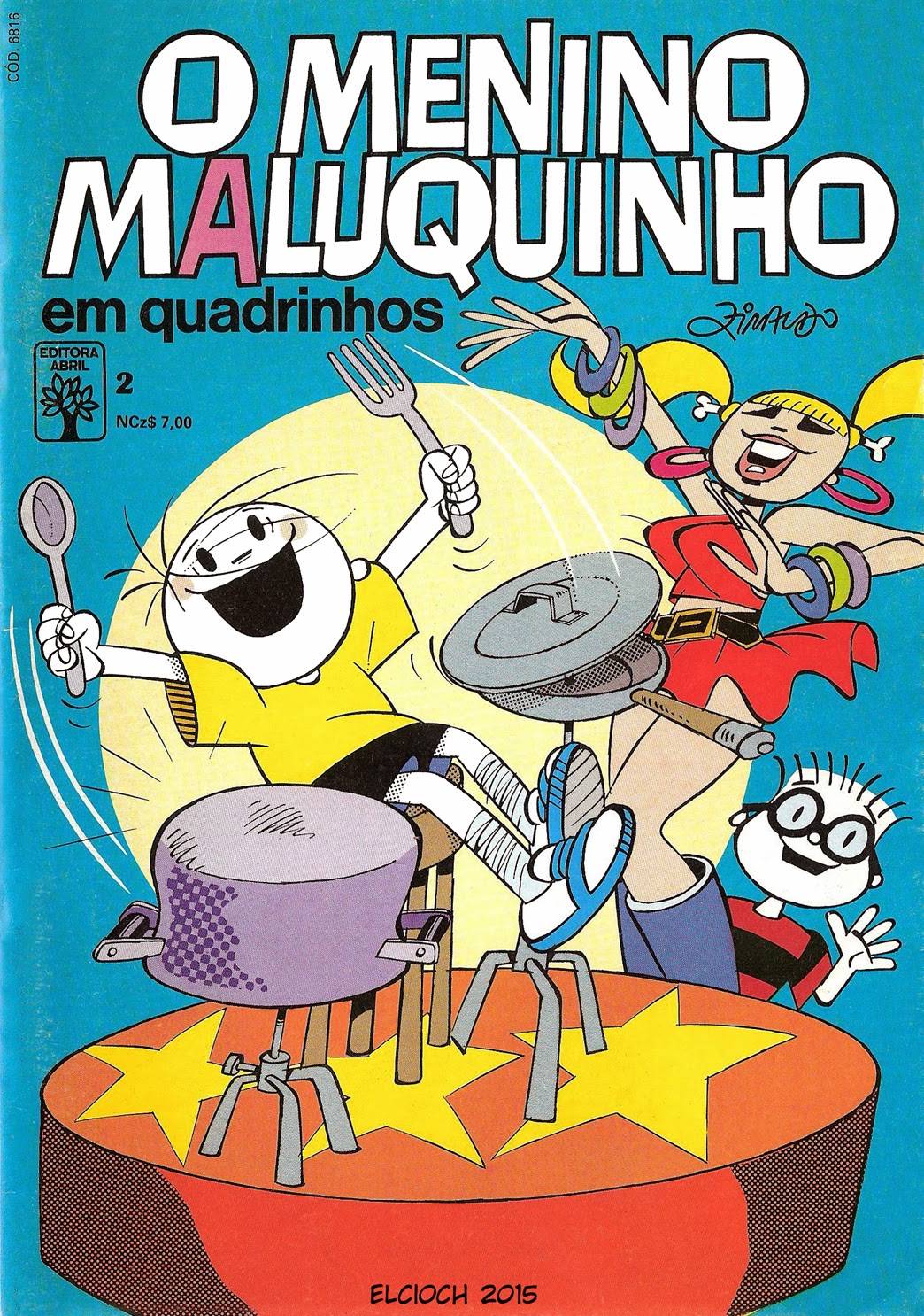 Gibis Clássicos: O Menino Maluquinho Nº 2 - Editora Abril
