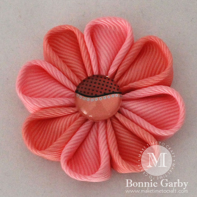 Really Reasonable Ribbon Blog: DIY Kanzashi Ribbon Flower Petal #2 ...