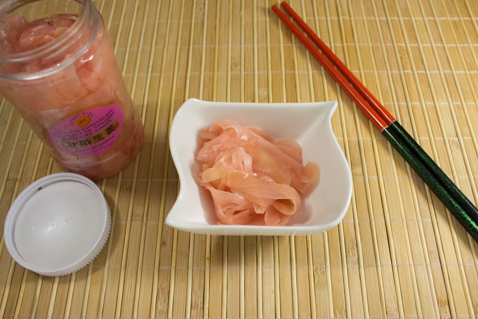 Cocina, mesa y mantel: Gari, jengibre encurtido