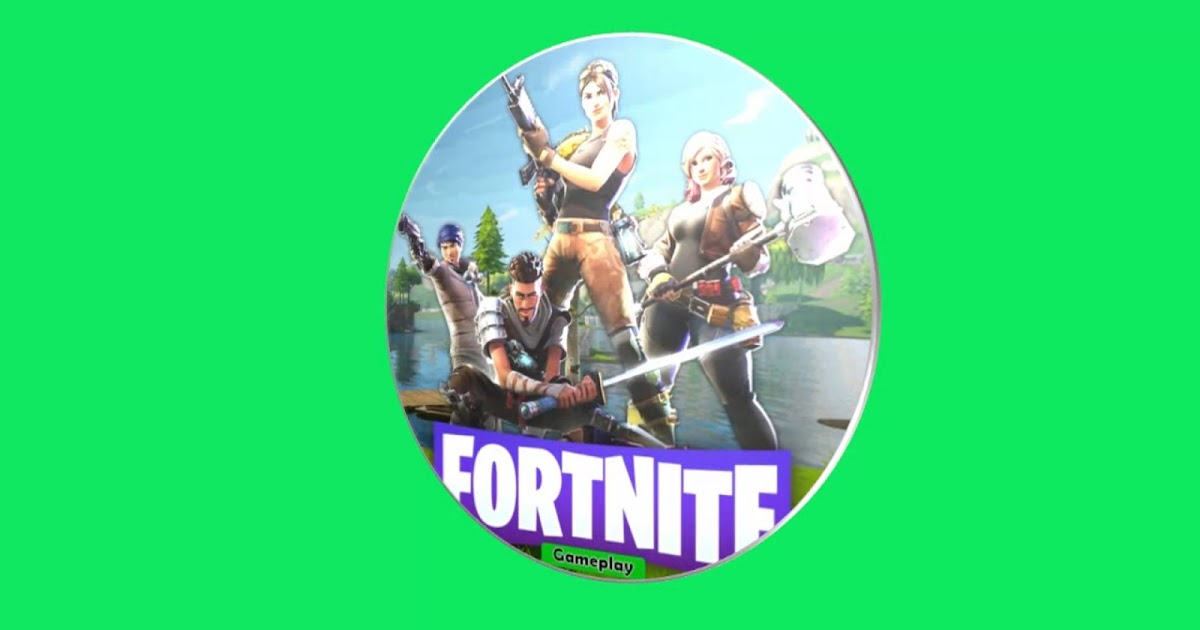 fortnite green screen 3D logo for gameplay - Music No Copyright