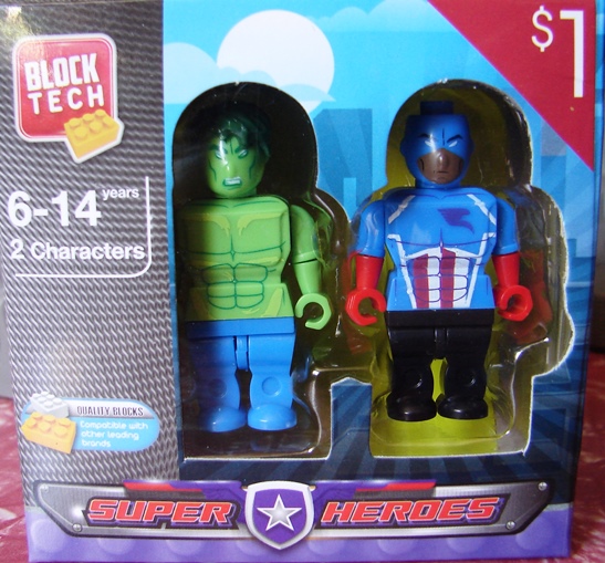 Toyriffic: Block Tech Super Heroes Hulk and Falcon Cap