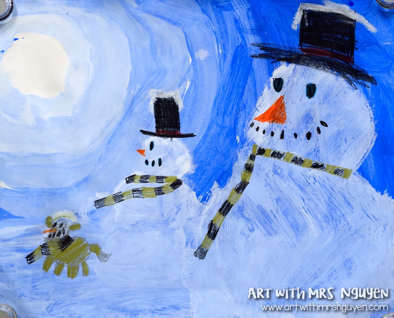 Some More Snowmen (2nd) | Art with Mrs. Nguyen