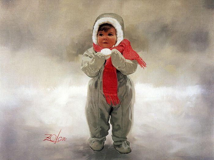 Beautiful Childhood Paintings by Donald Zolan