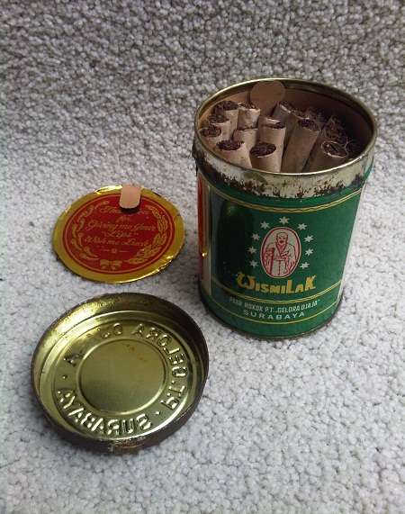 Karya Babah Antik: Rokok Wismilak Kaleng