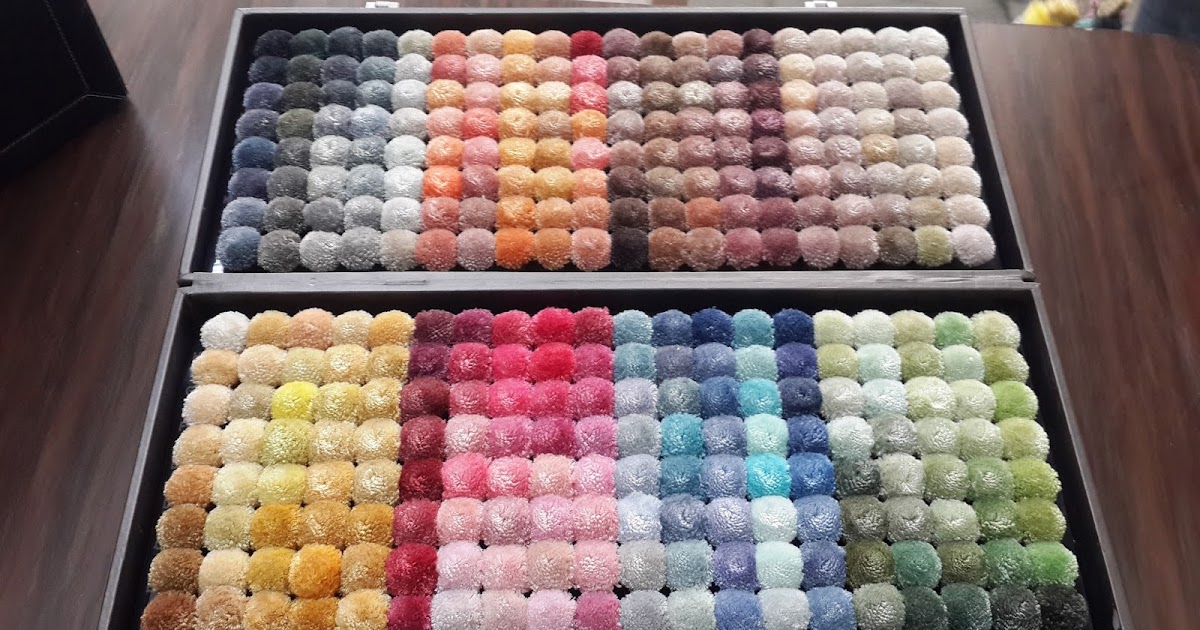 Color Pom Pom Box wool, viscose, silk, bamboo, cotton, nylon, acrylic ...