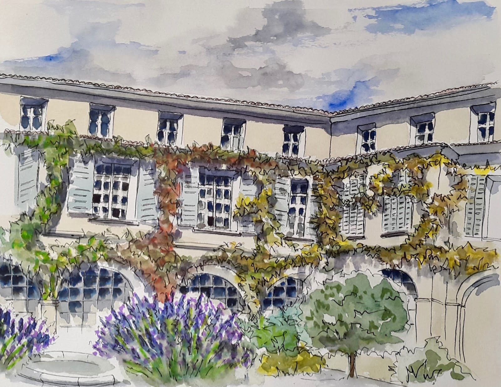 Cours de dessin, croquis, peinture, carnets de voyage à Aix-en-Provence ...