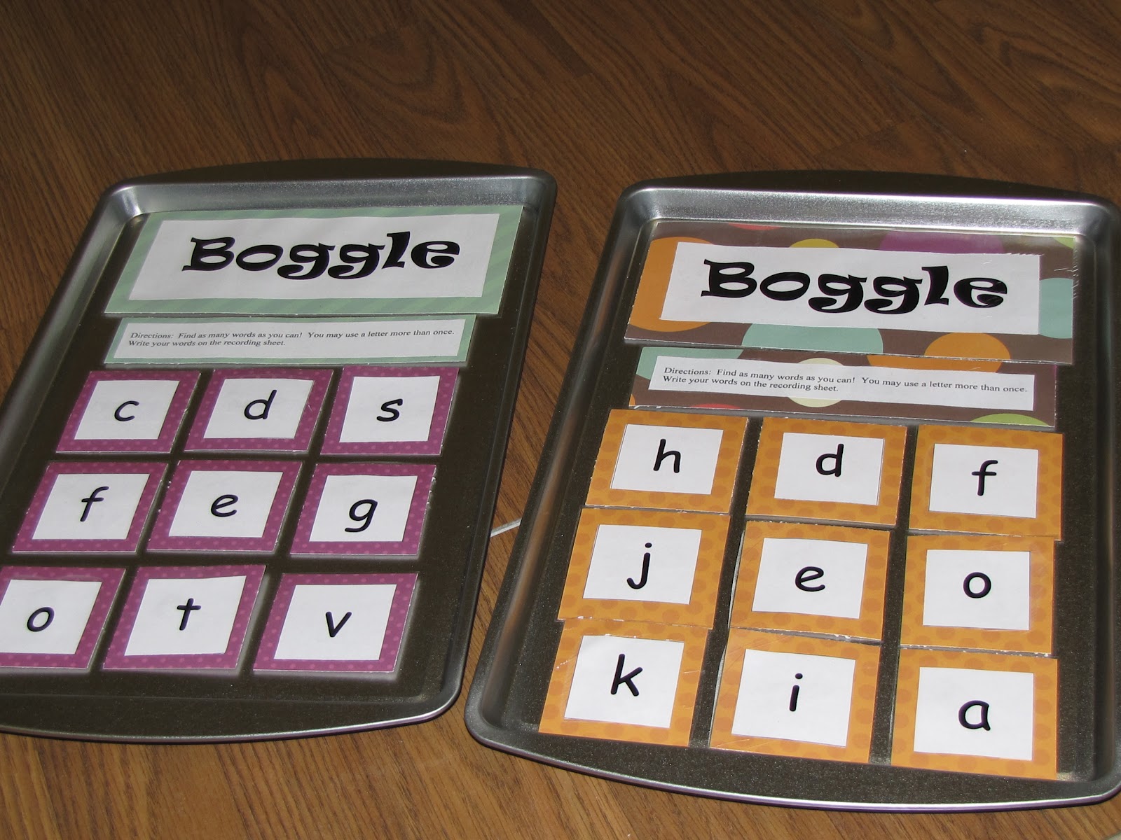 A Love for Teaching: Boggle Boards!