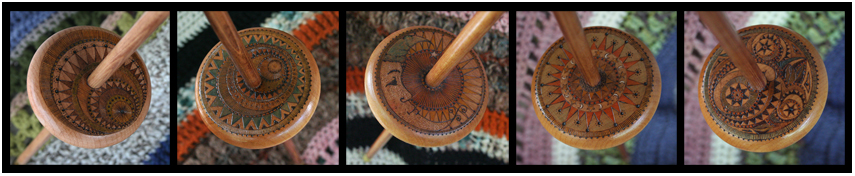 Pyrography by Georgianne: Navajo Spindles