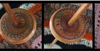 Pyrography by Georgianne: Navajo Spindles
