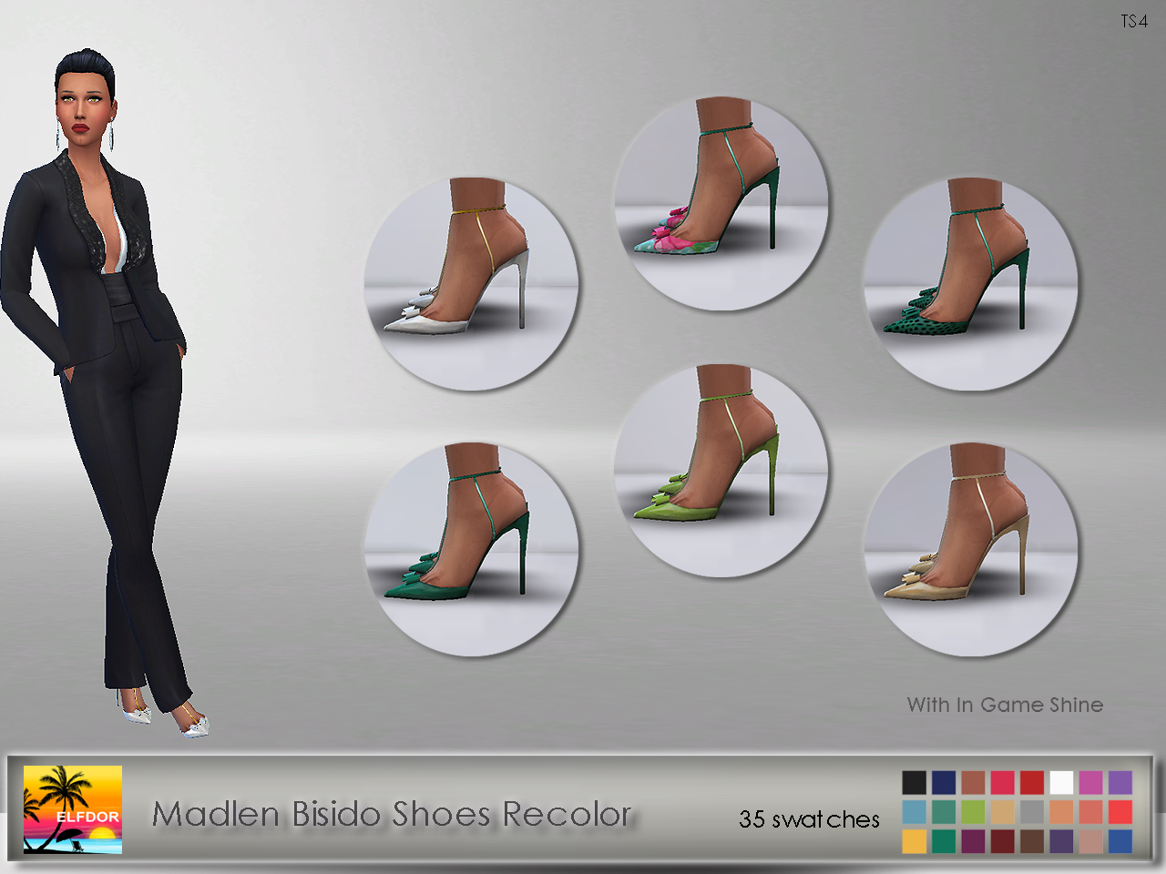 Madlen Bisido Shoes Recolor - ELFDOR