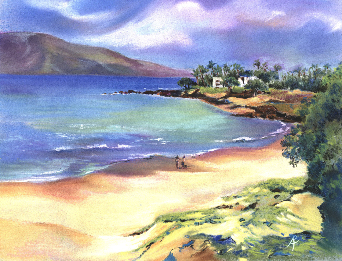 Seascape Artists International: Maui Beachscape 2...Pastel...Texas ...