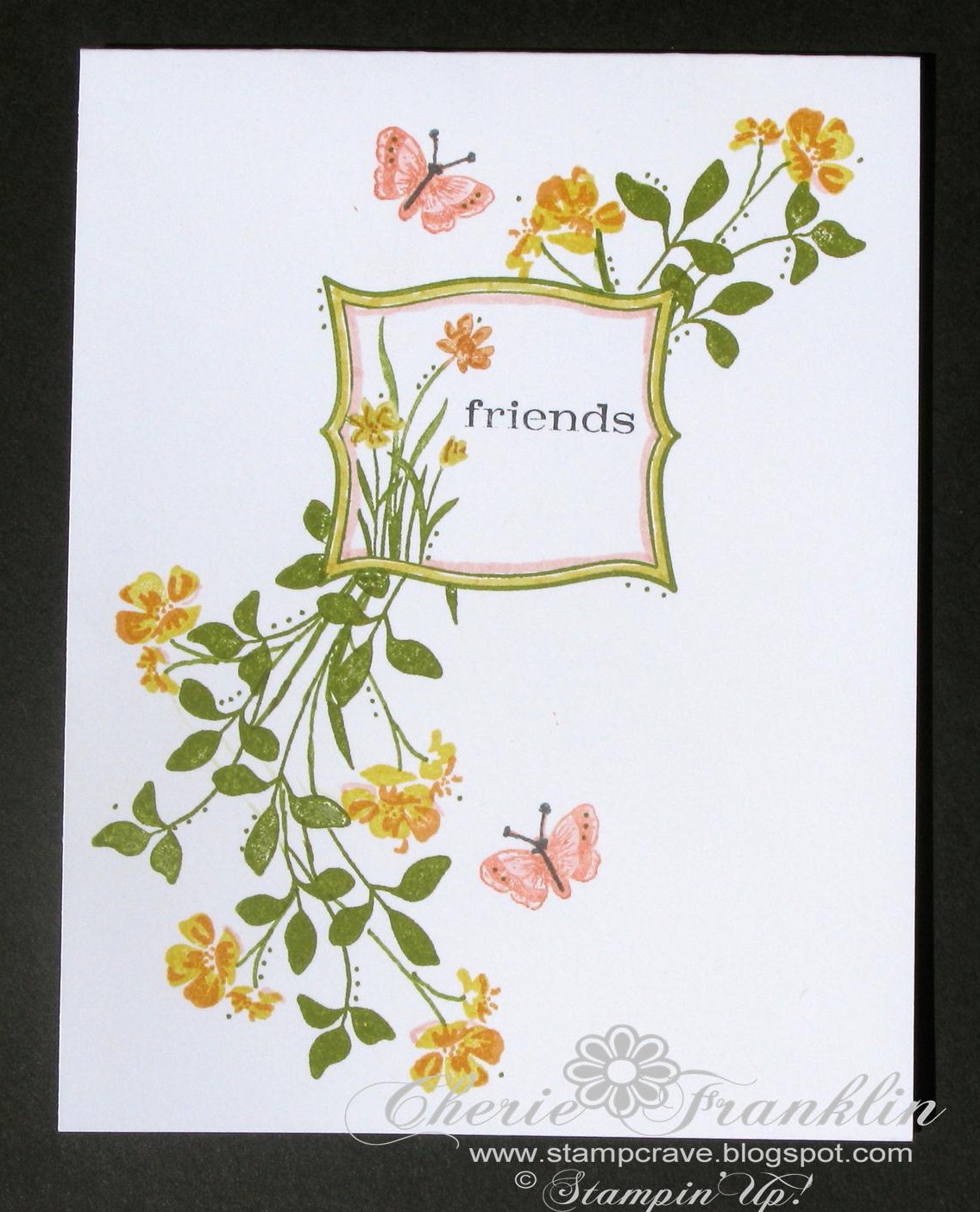 Stampcrave: Framed Flowers