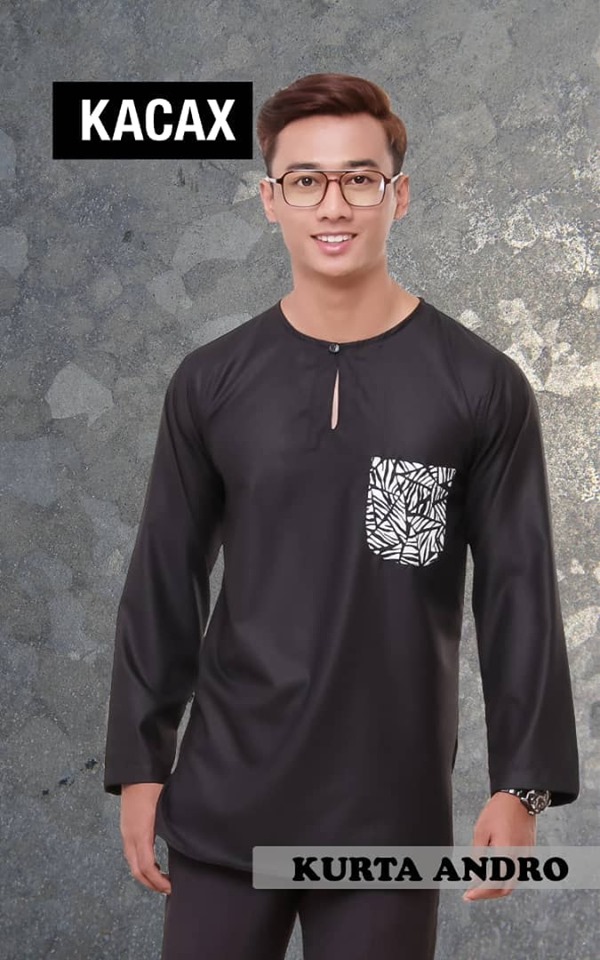 Kurta Moden KACAX Rekaan Ekskusif Baju Raya 2019