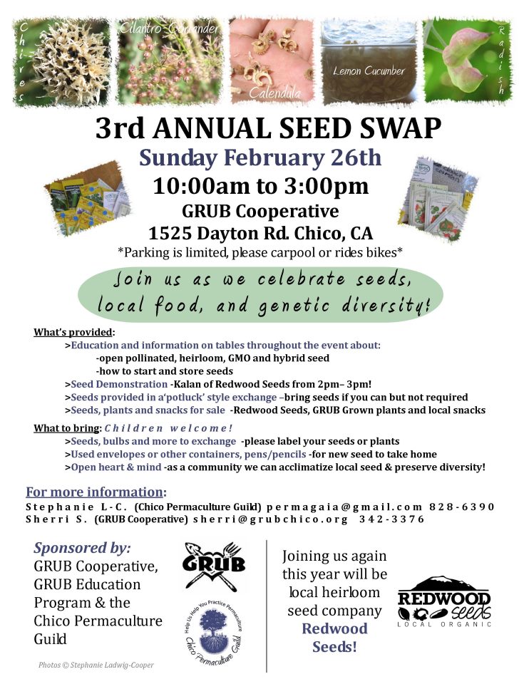 GAIA CREATIONS: 3rd Annual Seed Swap