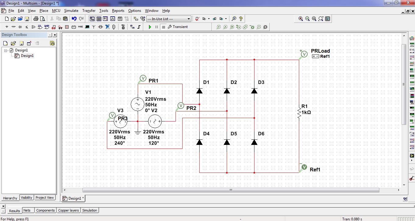 Three phase diode rectifiers