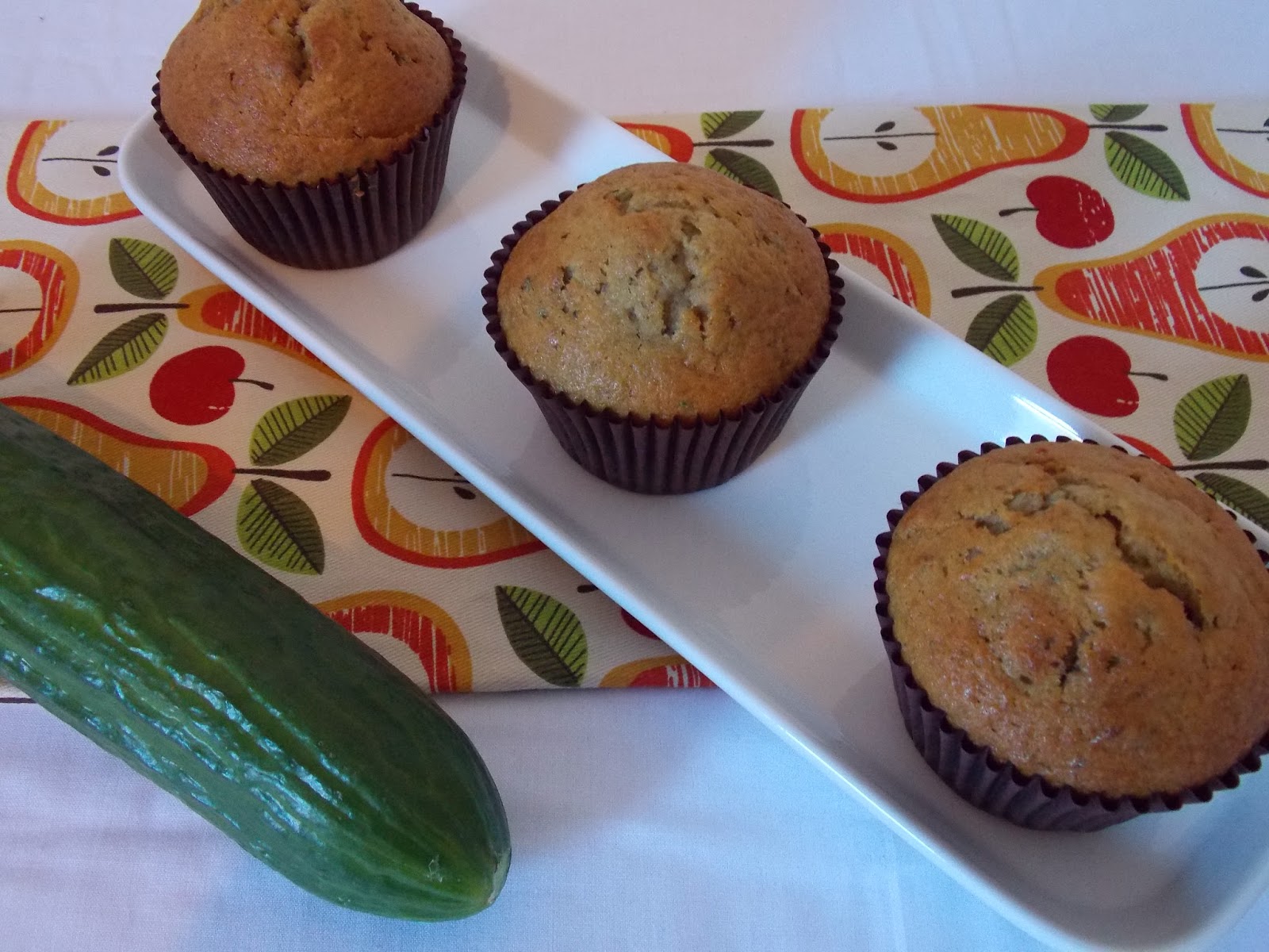 Pearls of baking: Cucumber muffins