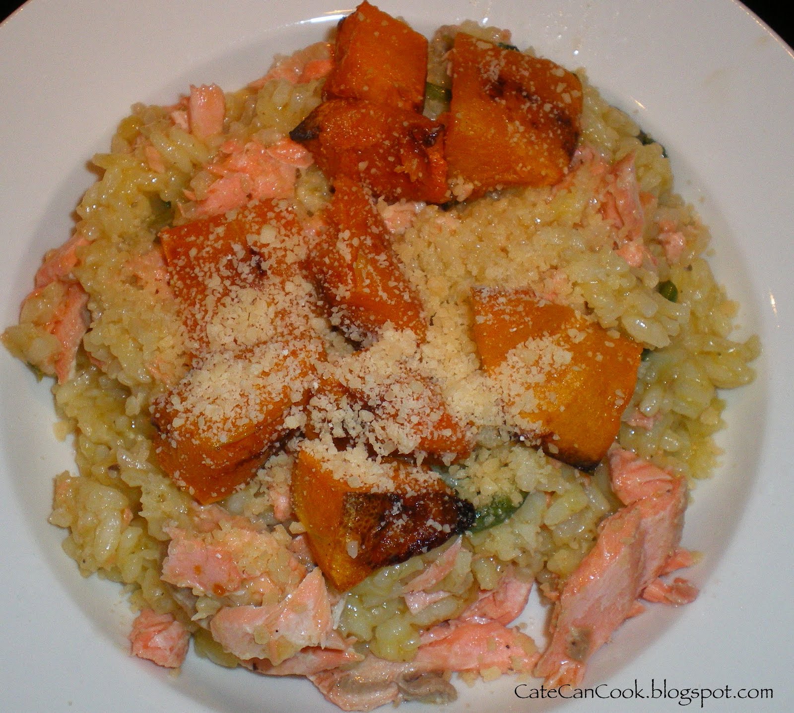 Cate Can Cook, So Can You!!: Ocean Trout, Roasted Pumpkin and Spinach ...