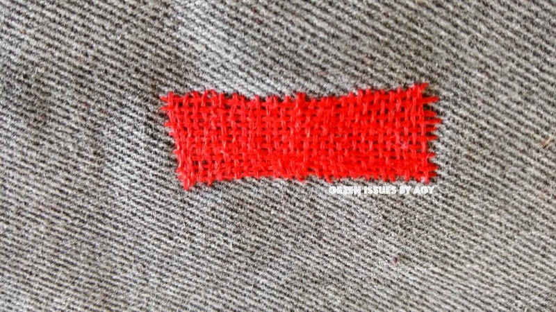 Fix It Friday - How to Fix Tears with Visible Mending - Green Issues by Agy