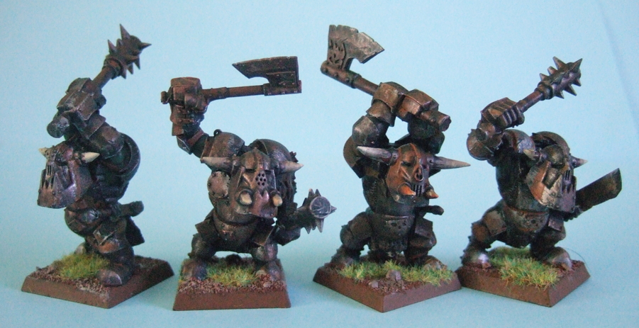 Ye Olde Skool Warhammer...: Black Orc Chopped Skull Tribe