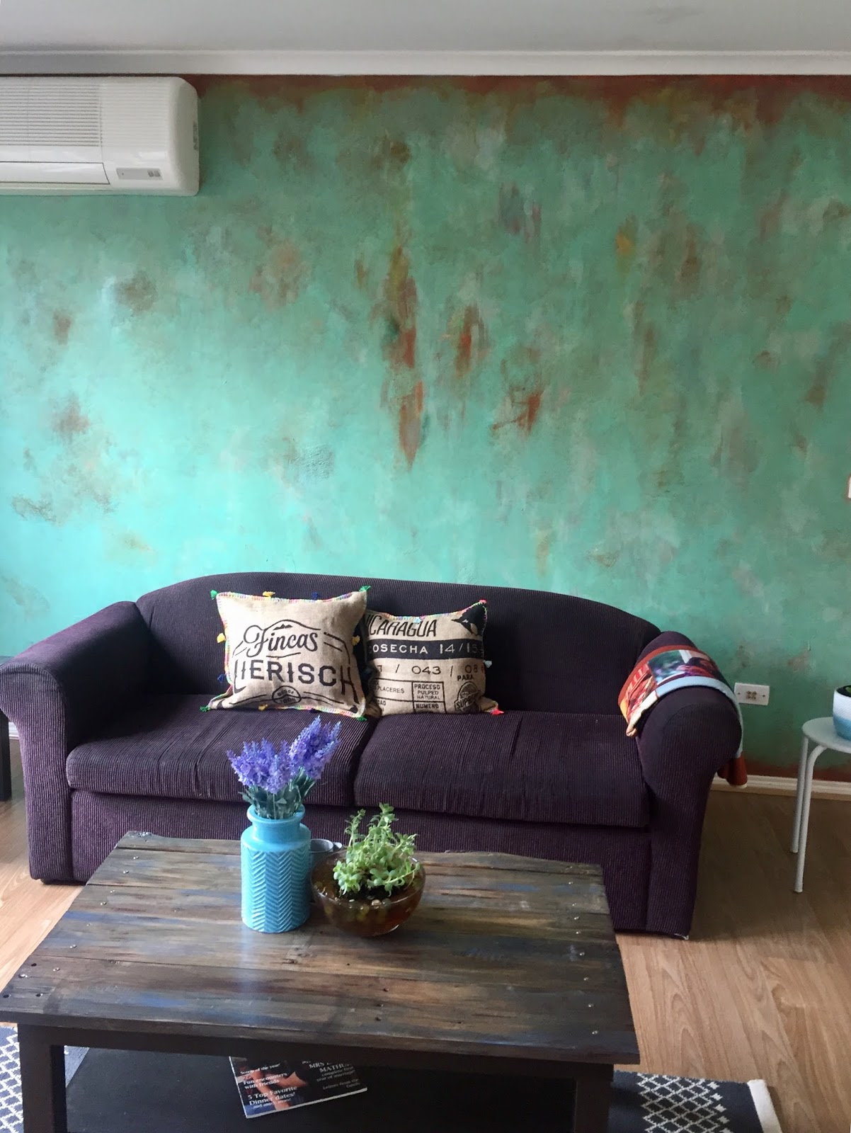Prativya: Faux Copper Patina Wall - DIY