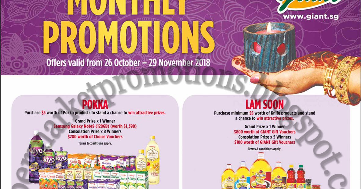 Giant Monthly Promotions 26 October - 29 November 2018 ~ Supermarket ...