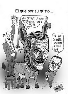 caricatura del burro fox