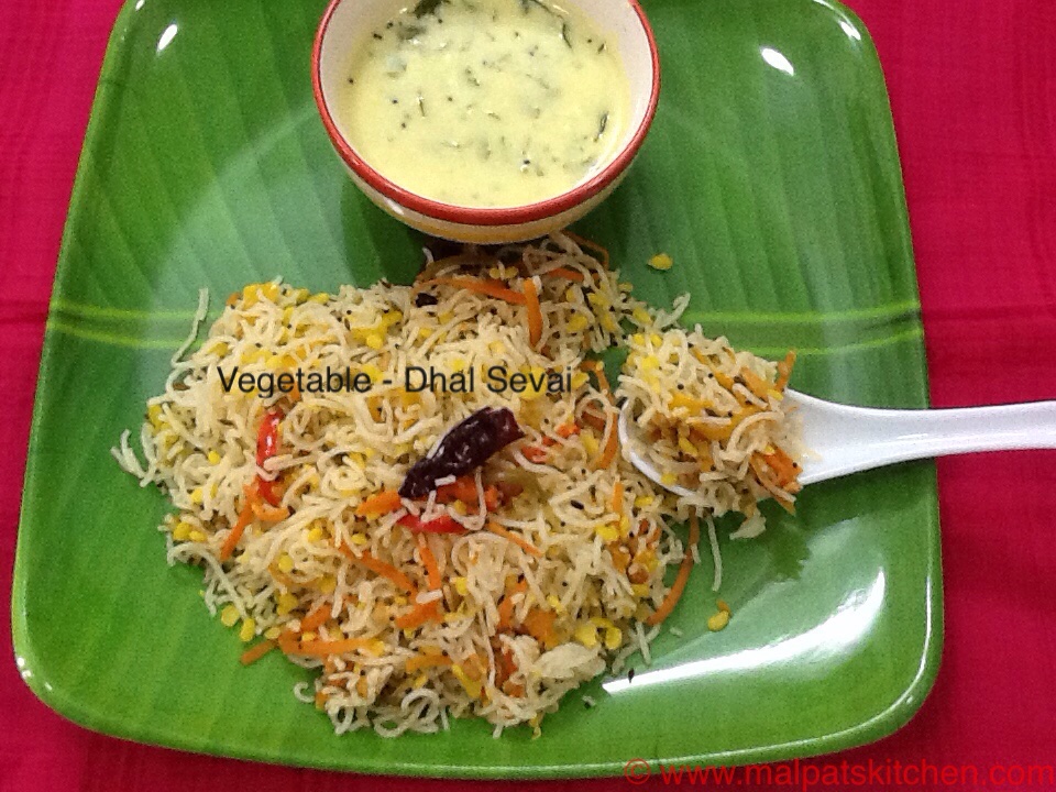 VEGETABLE-DHAL-SEVAI ~ Malpats Kitchen