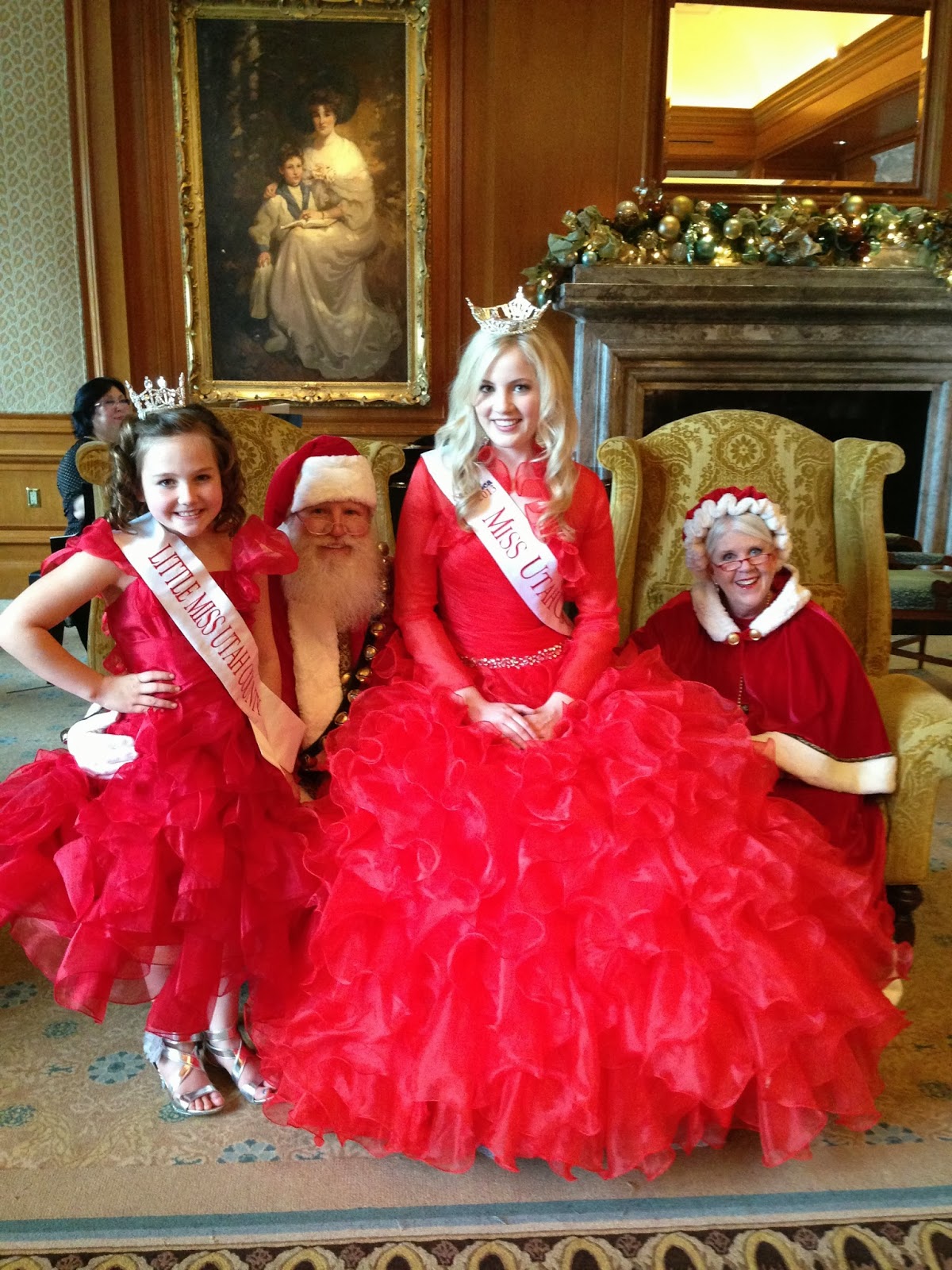 Afternoon Tea With Santa at the Grand America Hotel - Purple Chocolat Home