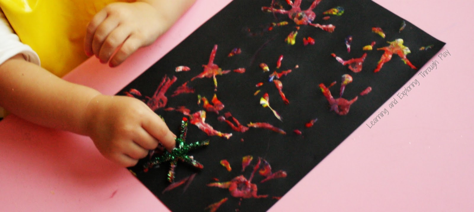 Learning and Exploring Through Play: Pipe Cleaner Firework Craft