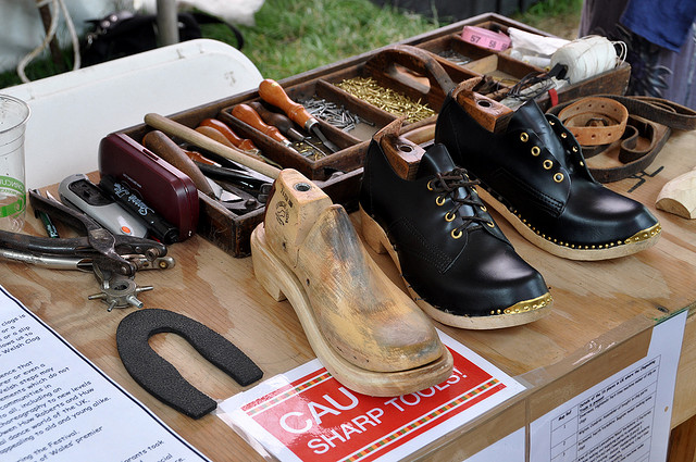 CLOGS AND CLIPPERS: John Ward, clogger