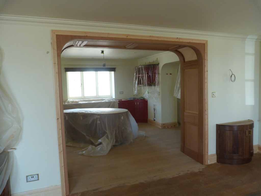 Sawdust In My Socks: Wood Panelling An Arch