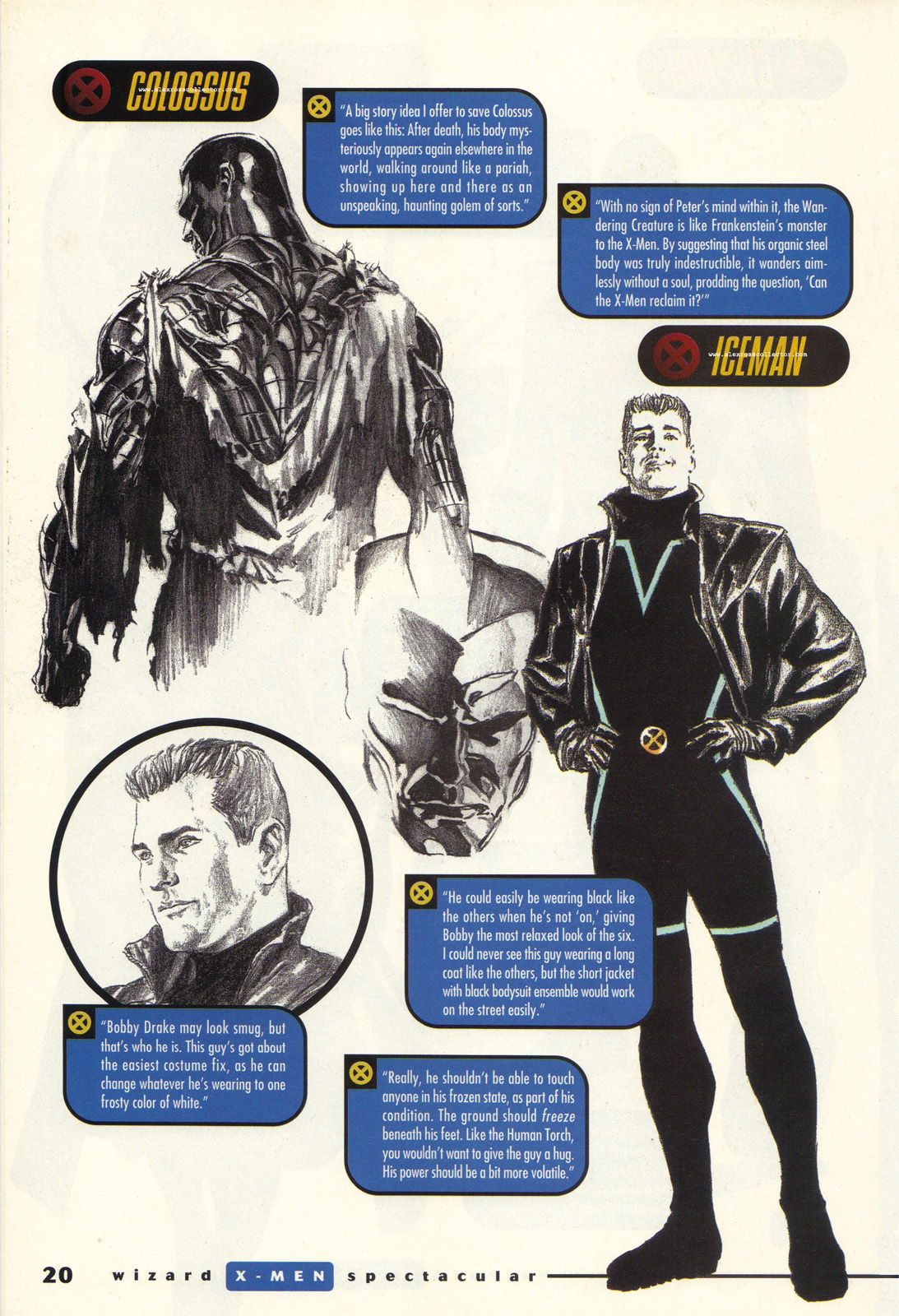 The Unpublished X-Men: Alex Ross X-Men