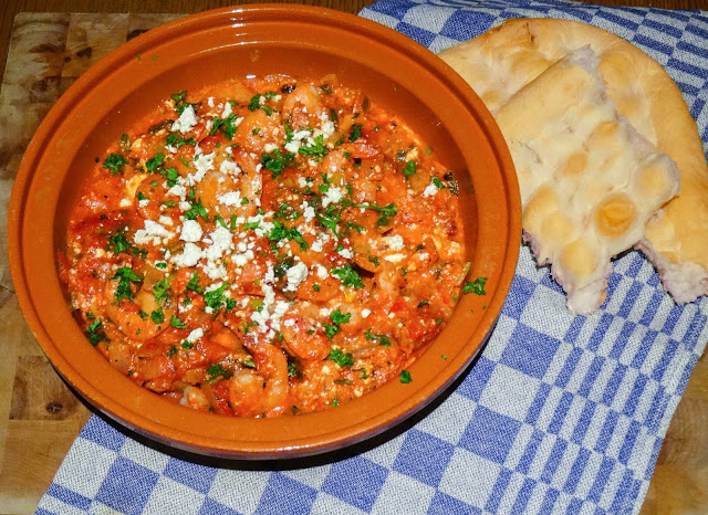 The Comfort Foodie: Griekse garides (garnalen) saganaki