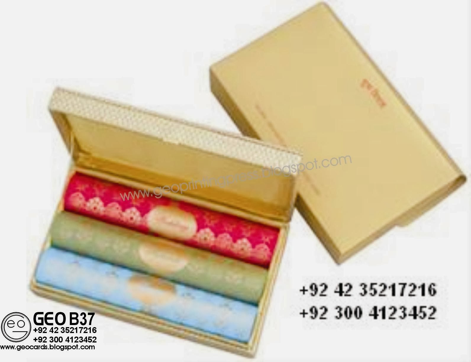 GEO Printing & Communication: Box Wedding Cards