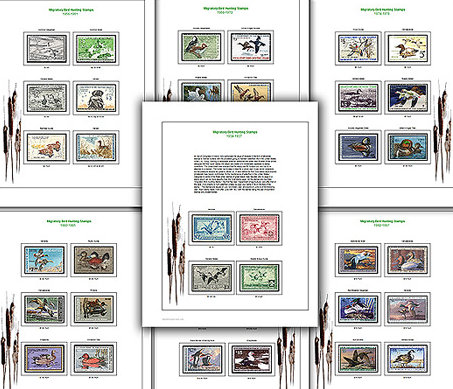 My Antique World: Homemade stamp album pages