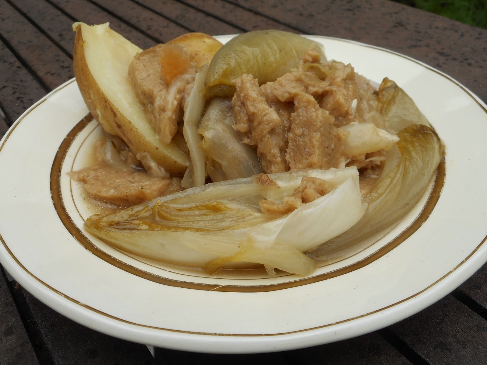 From Belgium wit loof: Ragoût au chicon