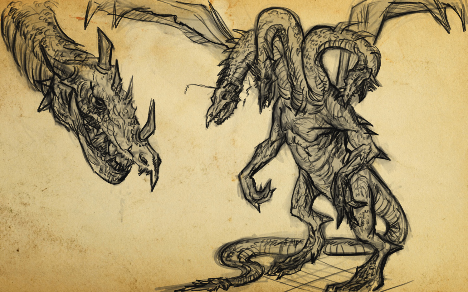 Incisive Artistry : Dragon Concept Art