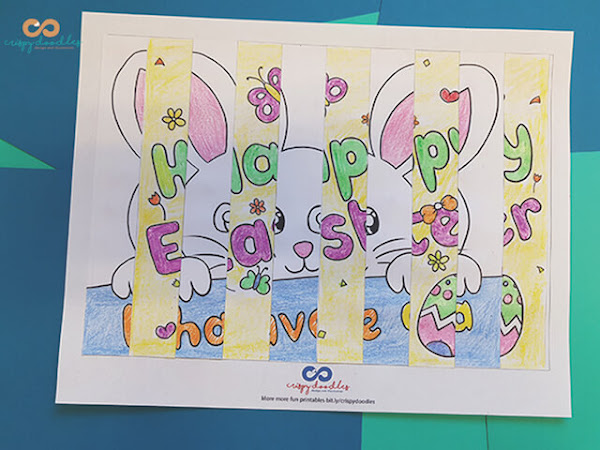 Easter Bunny Agamograph Art for Kids - The Joy of Sharing