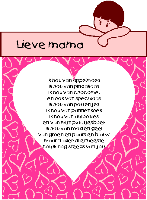 Kinderopvang tot 3 jaar: Alle kindjes wensen hun mama een fijne moederdag!