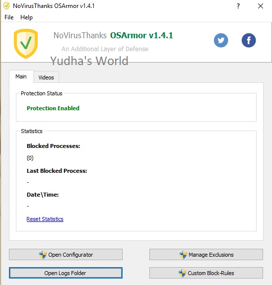 [Review] NoVirusThanks OSArmor ~ Yudha's World