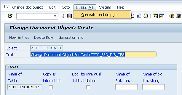 Change Logs For ZTables Using SCDO Transaction Code - 3 (SAP ABAP).