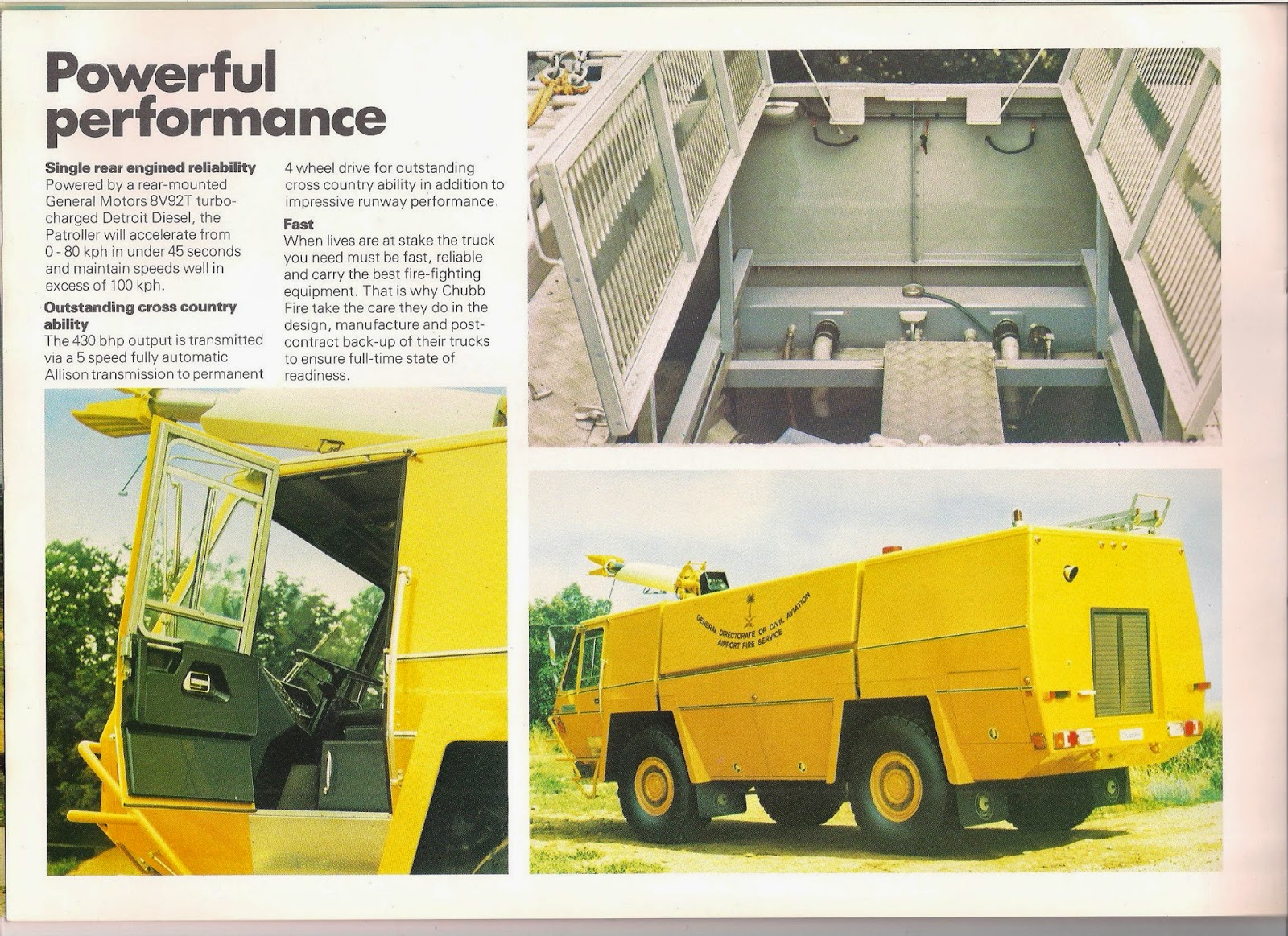 CHUBB FIRE VEHICLES - PROTECTORS PER AEROPORTS