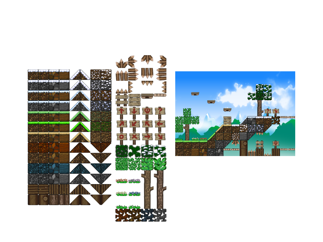 NEMO-MK2, the Unity Asset Builder: TooD Cubeland, the 2D cube tileset ...