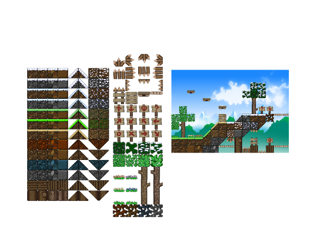 NEMO-MK2, the Unity Asset Builder: TooD Cubeland, the 2D cube tileset ...