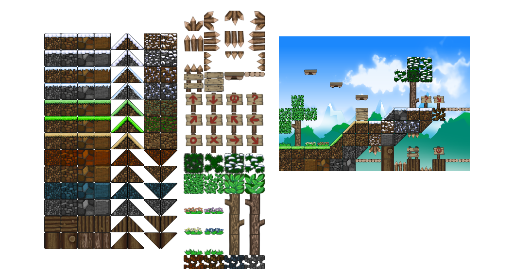 NEMO-MK2, the Unity Asset Builder: TooD Cubeland, the 2D cube tileset ...