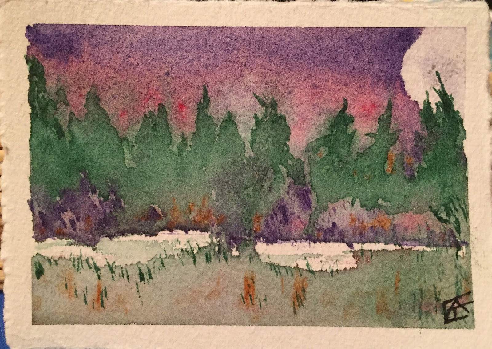 Scribbling With Spirit: Fifty Itty Bitty Paintings, Part One