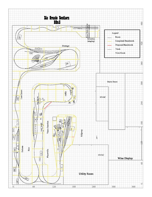 Modeling Colorado Narrow Gauge in HOn3: Latest Track Plan