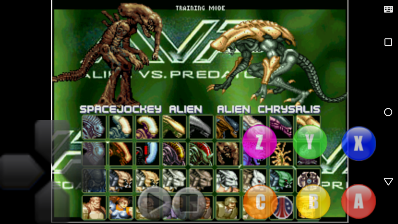 M.U.G.E.N Alien vs. Predator para Android (Juego Completo sin Bugs 48mb)