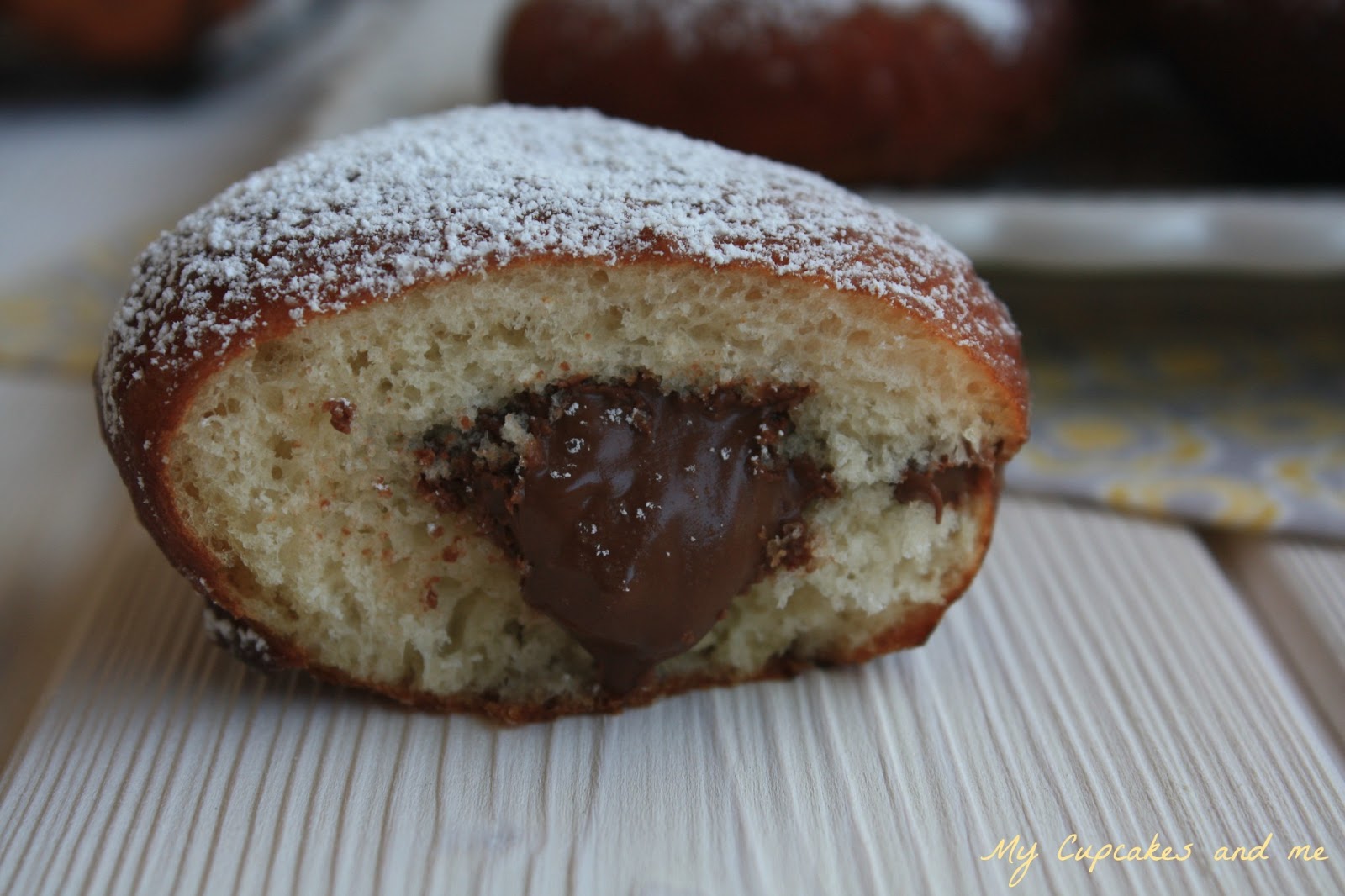 My cupcakes & me: Berlinas de crema de Chocolate