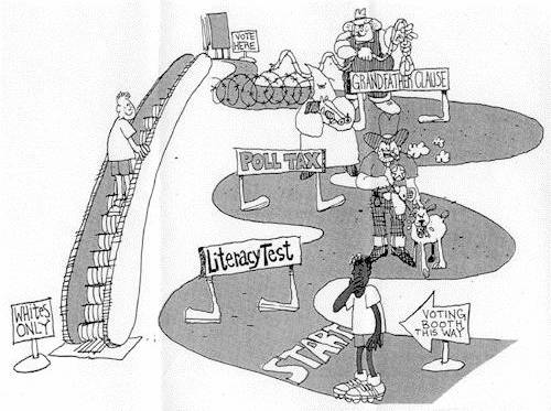 United States History: Segregation - Political Cartoon HW Sheet